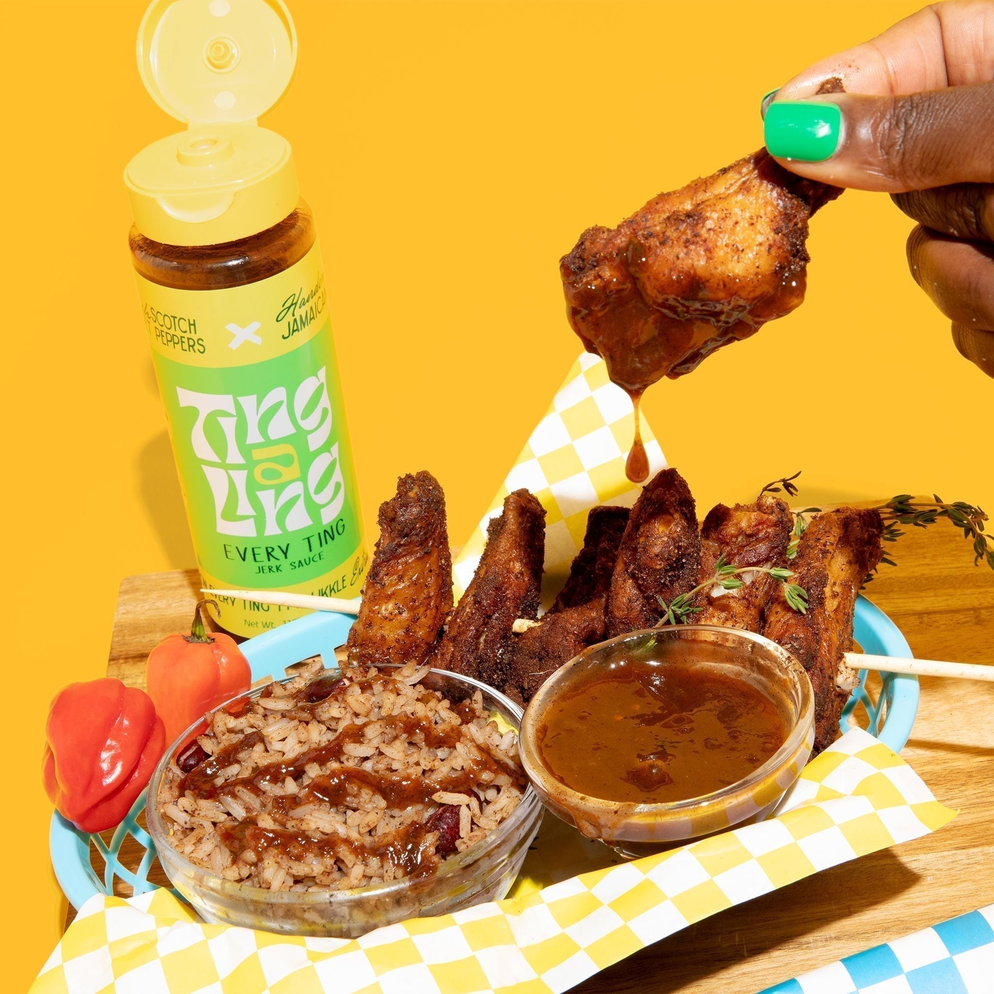 Ting A Ling Jerk Wings - Caribbean Jerk Sauce Recipe